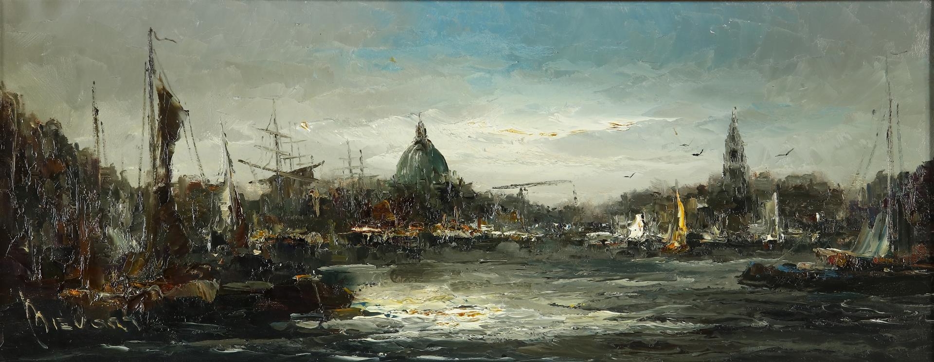 Jan Bévort | Cityscape Amsterdam | MutualArt