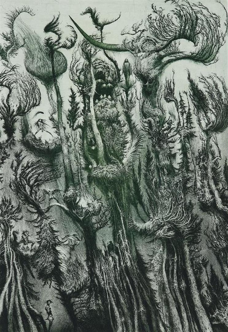 Albin Brunovsky | Pohanské /Pagan's Forest (1992) | MutualArt