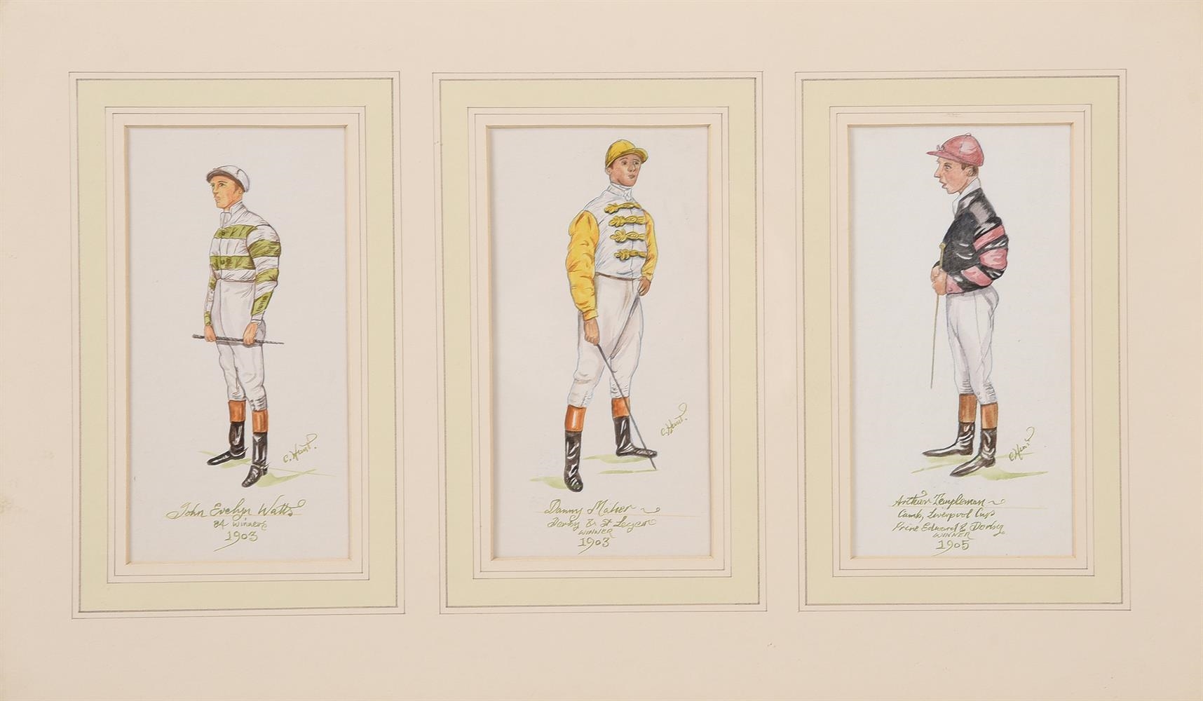 Charles Hunt | PORTRAITS OF SIX JOCKEYS (2) | MutualArt