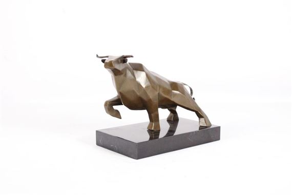 Michel Decoux | Cubist bull | MutualArt