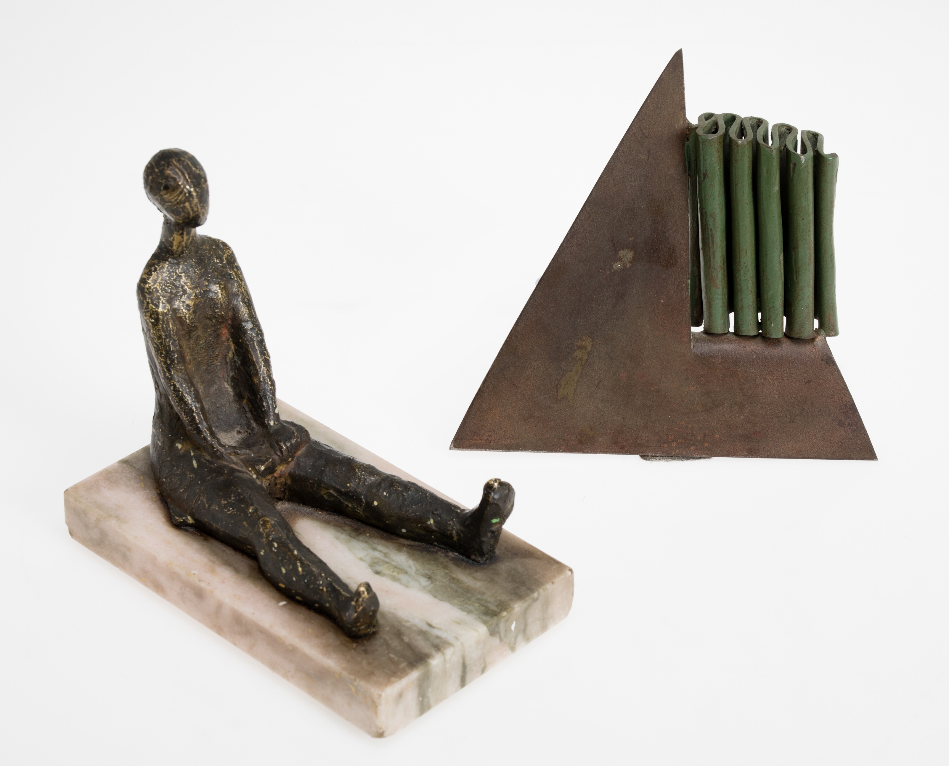 José Esteve Edo | Bronze sculpture On marble base with small notch ...