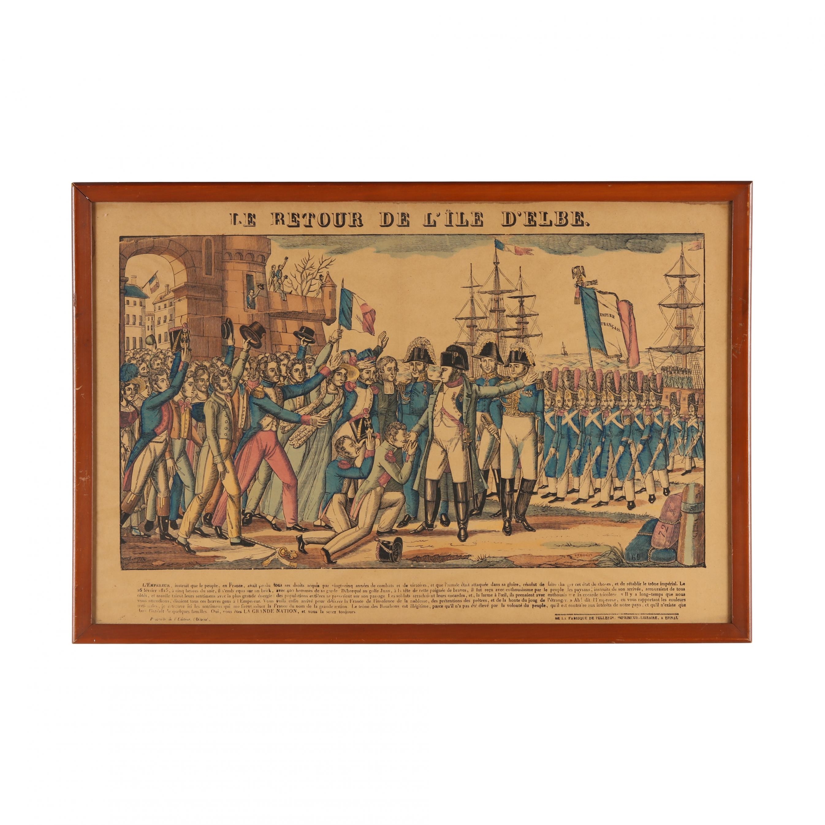 François Georgin | Le Retour De L'Ile D'Elbe (Circa 1830s) | MutualArt