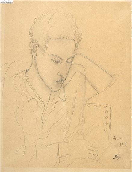 Jean Cocteau | Portrait de Jean Desbordes - 1928 | MutualArt