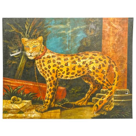 Reginald Baxter | Chained Leopard (Circa 20th Century) | MutualArt