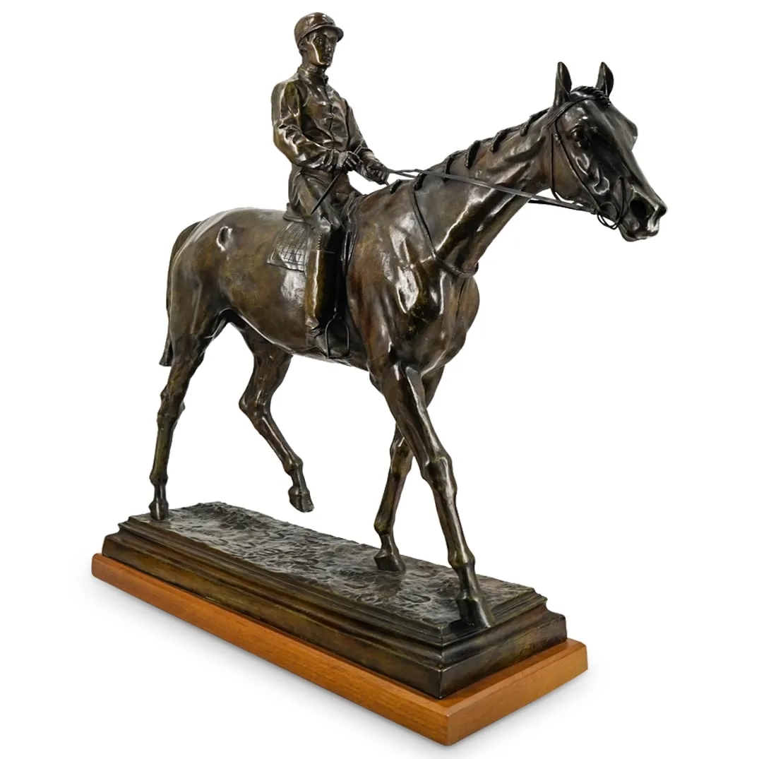 Isidore Bonheur | Kincsem W/ Charles Madden Statue (Mid 20) | MutualArt