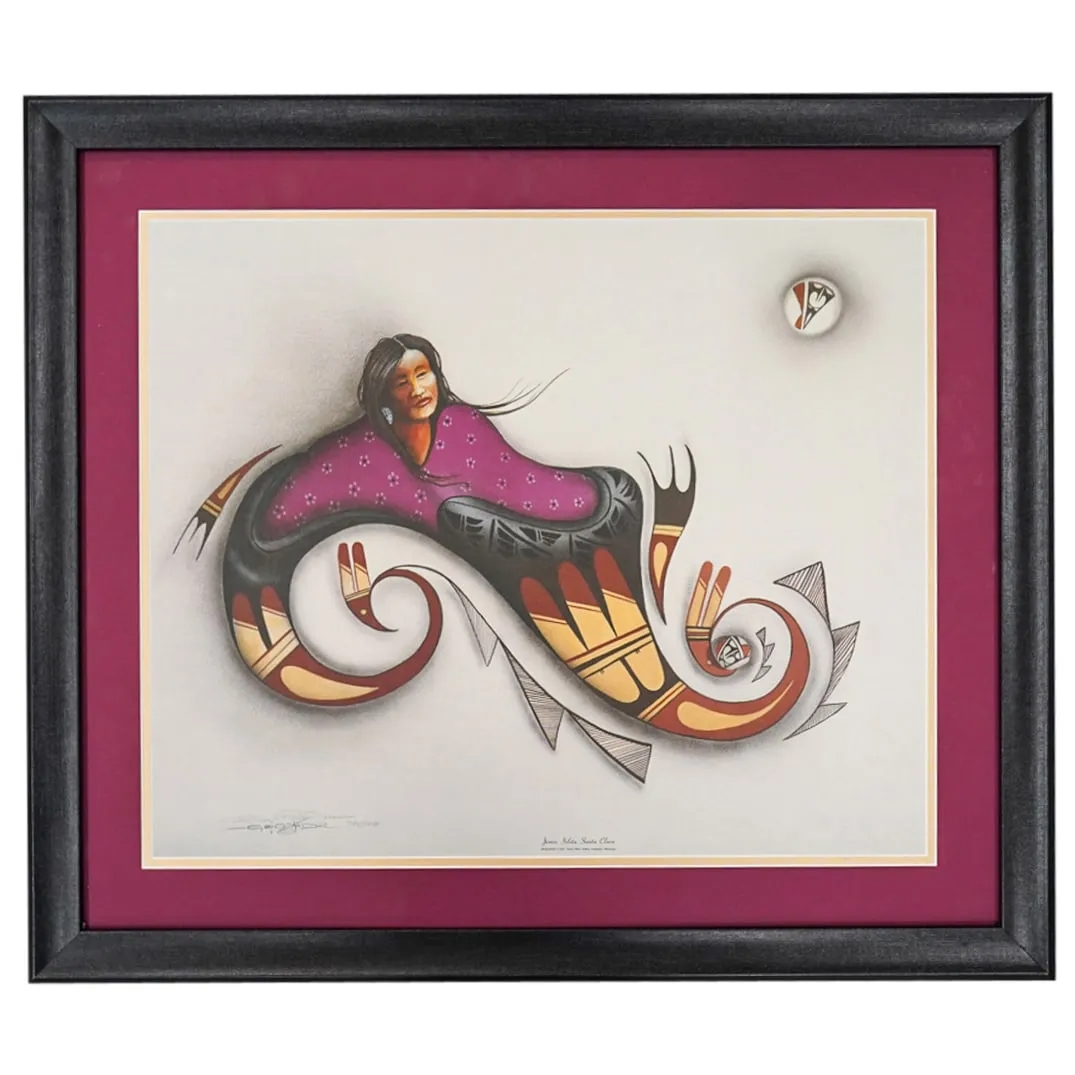 Waylon Gary White Deer | Native American resting female figure (Circa ...