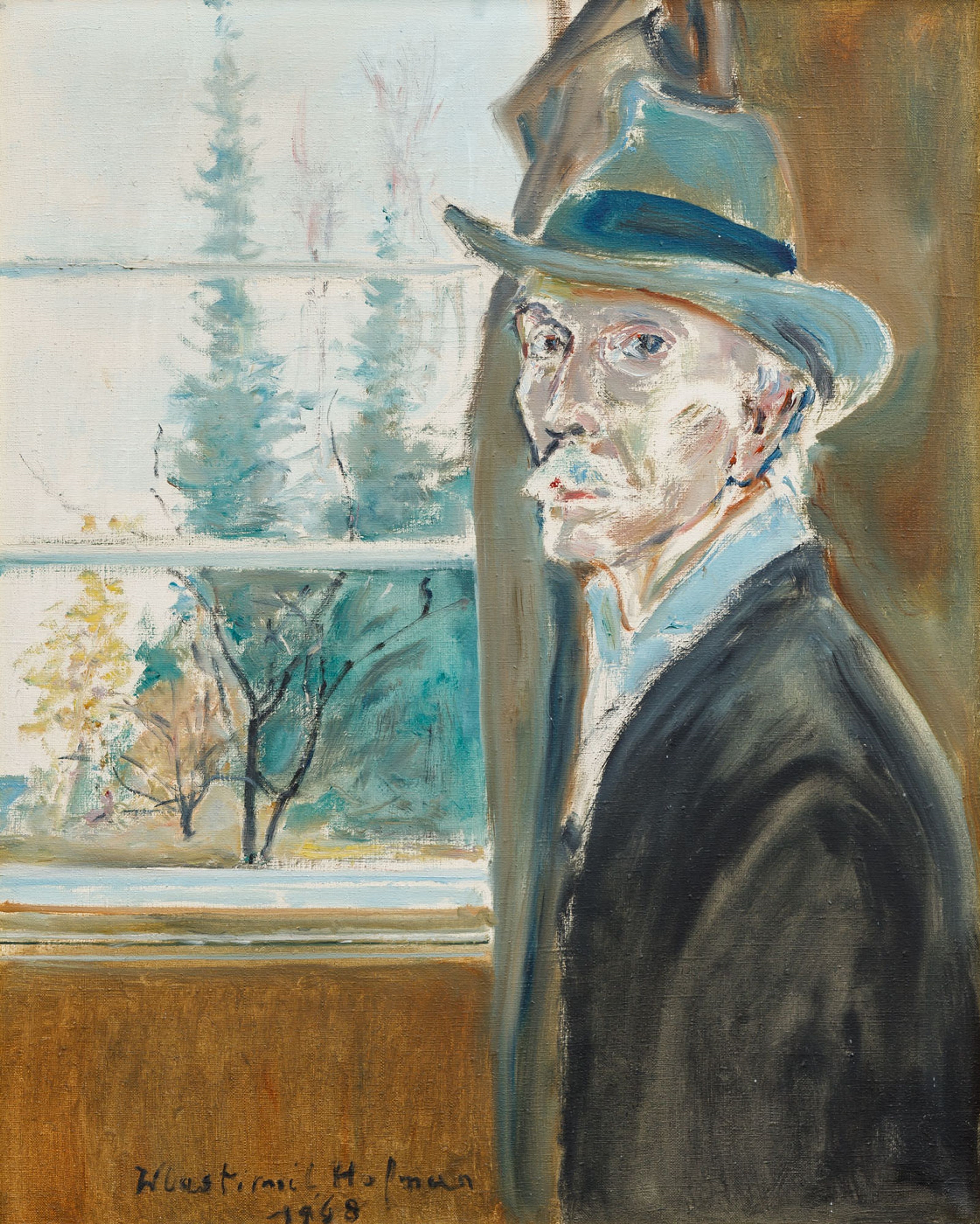 Vlastimil Hoffman | Self-Portrait (1968) | MutualArt