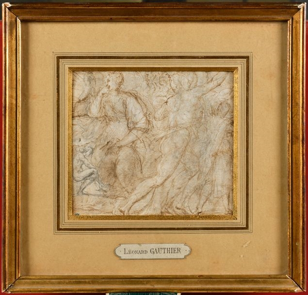 Giulio Cesare Procaccini | attributed to Double-sided study sheets ...