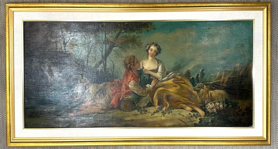 François Boucher | Pastoral Confidences Three paintings mounted on ...