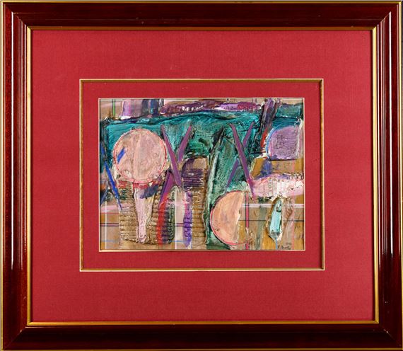 Patricia Beatty | Patricia Beatty Mixed Media on Paper Composition ...