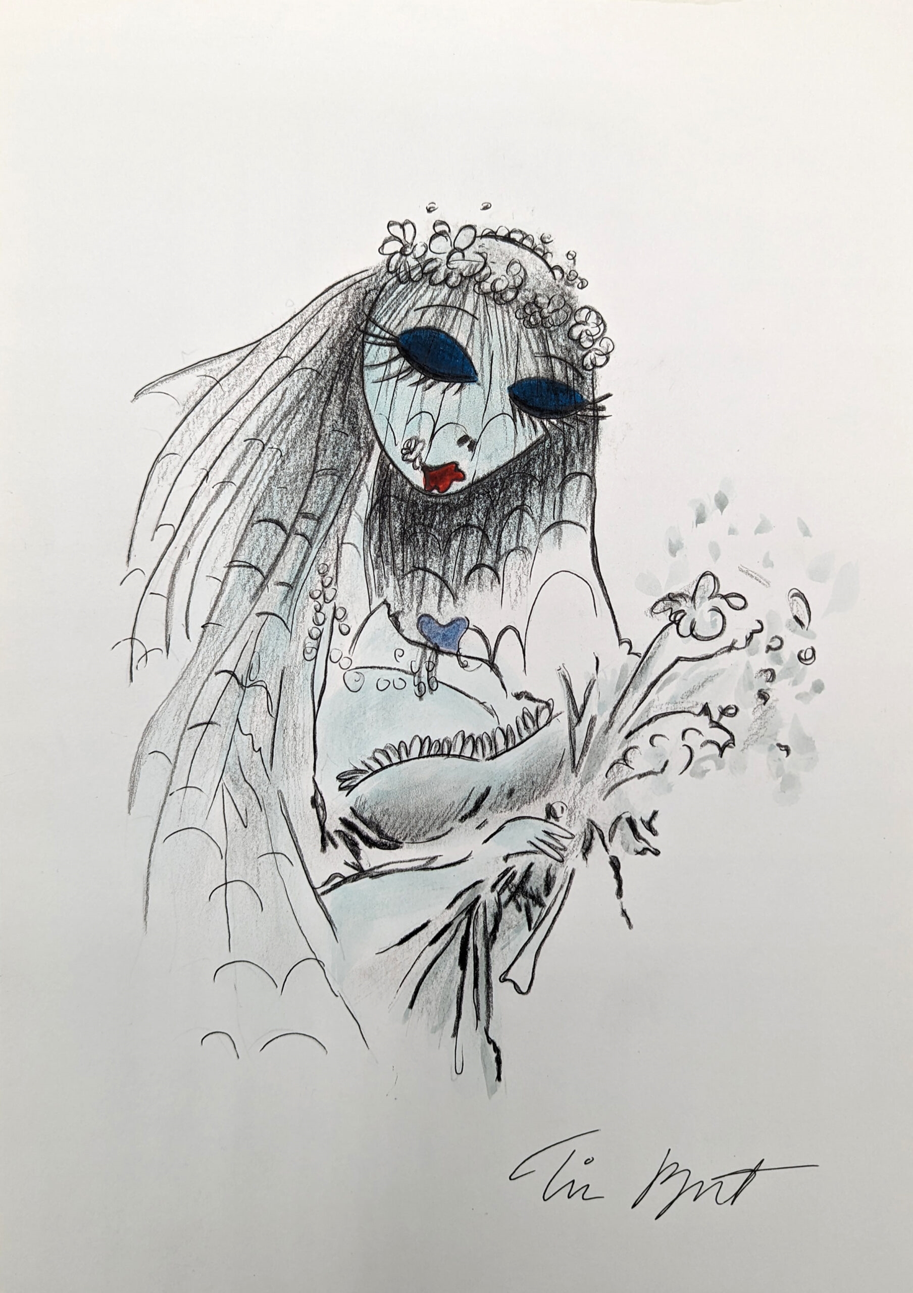 Tim Burton | The Funeral Wedding | MutualArt