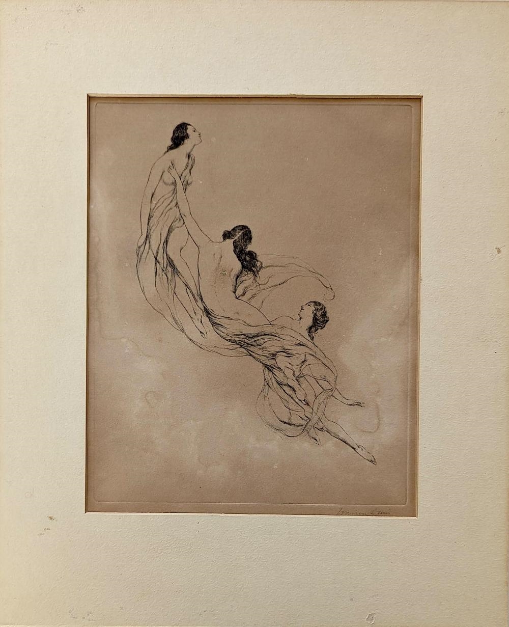 Warren B. Davis | 10 works, Six Original Drypoints, plus four etchings ...