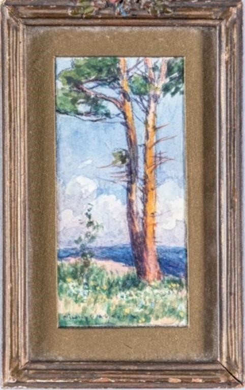 Elizabeth A. McGillivray Knowles | pine on the bank (1910) | MutualArt