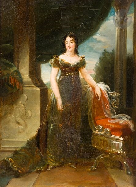 French School, 19th Century | Portrait of Dorothée de Courlande ...
