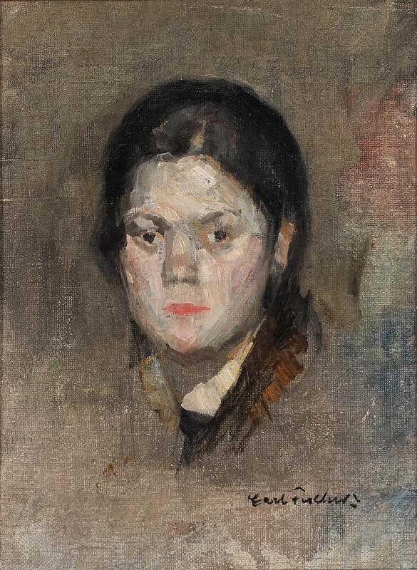 Carl Fischer | Portrait of a woman (1970) | MutualArt
