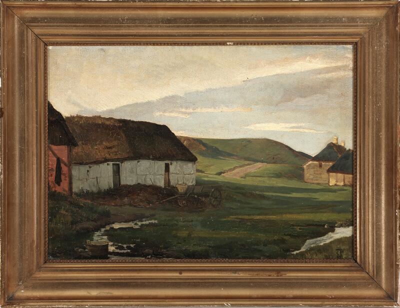 Edvard Petersen | View from a farm | MutualArt