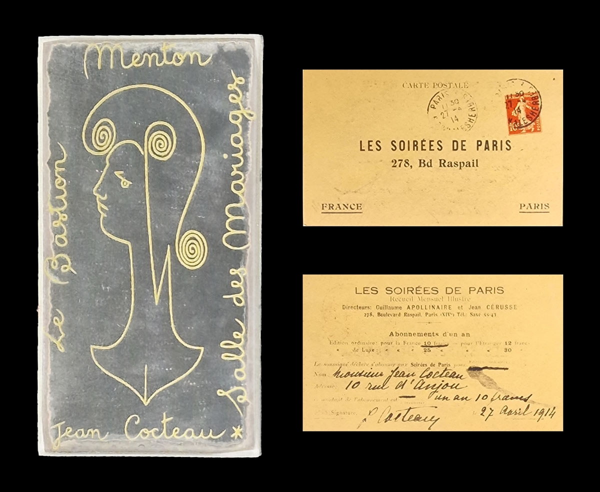 Jean Cocteau | Le Bastion Menton et Carte d’Abonnements “Les Soirées de ...