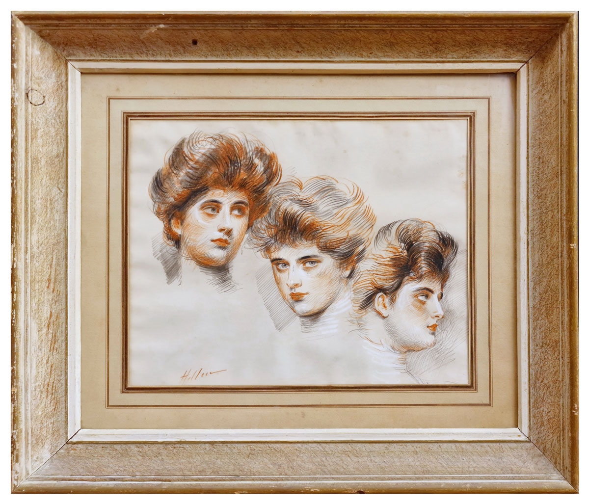 Paul César Helleu | Fillette à la poupée (1905) | MutualArt