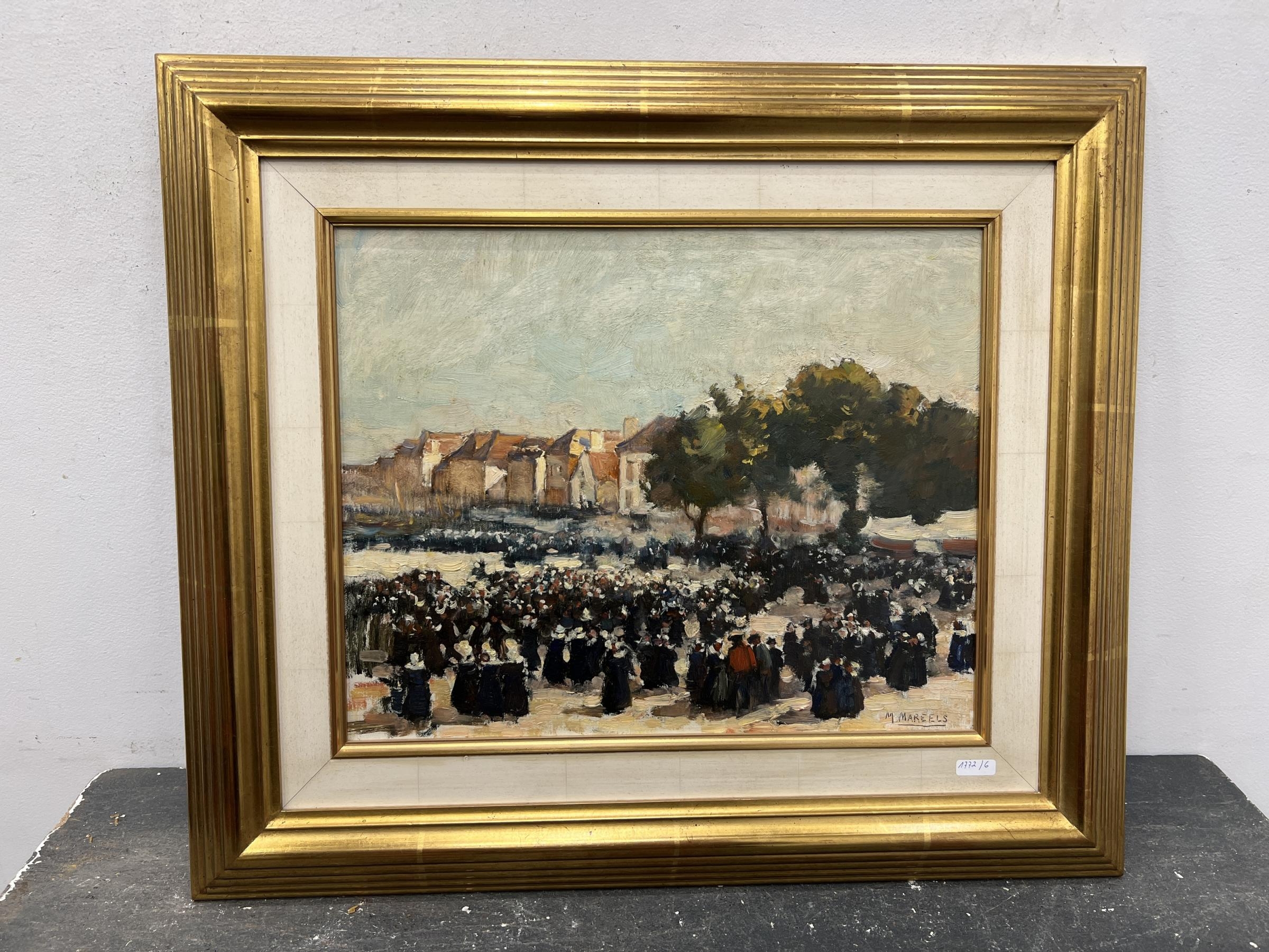 Maurice Mareels | Paysage breton animé | MutualArt