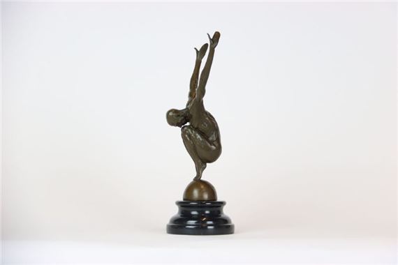 Milo Martin | Bronze sculpture on marble base, signed, numbered and ...