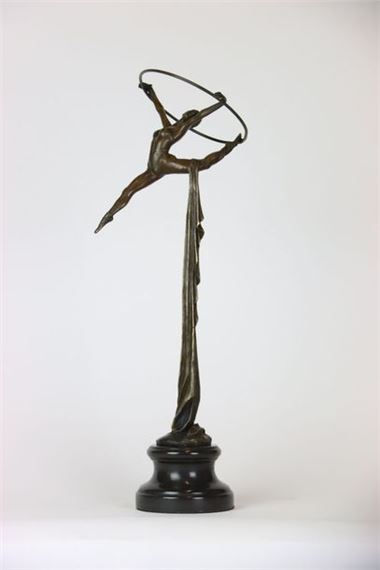 Milo Martin | The acrobat with ribbon and hoop | MutualArt