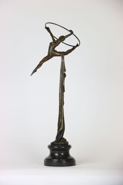 Milo Martin | The acrobat with ribbon and hoop | MutualArt