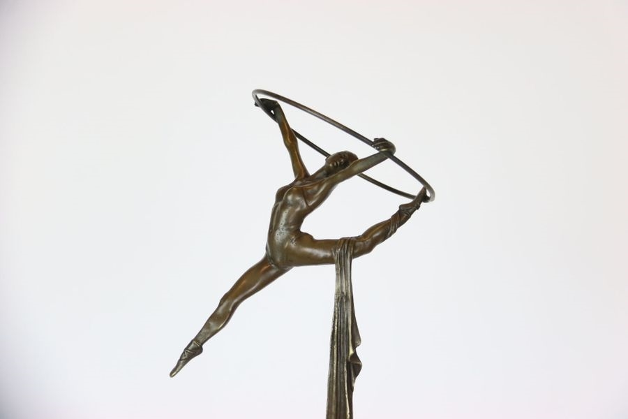 Milo Martin | The acrobat with ribbon and hoop | MutualArt