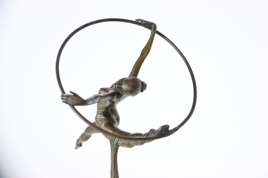 Milo Martin | The acrobat with ribbon and hoop | MutualArt