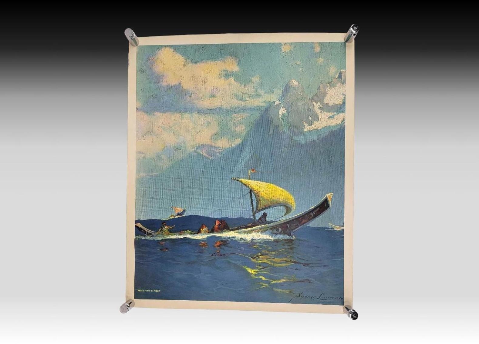 Sydney Laurence | Alaskans - Off to the Potlatch | MutualArt