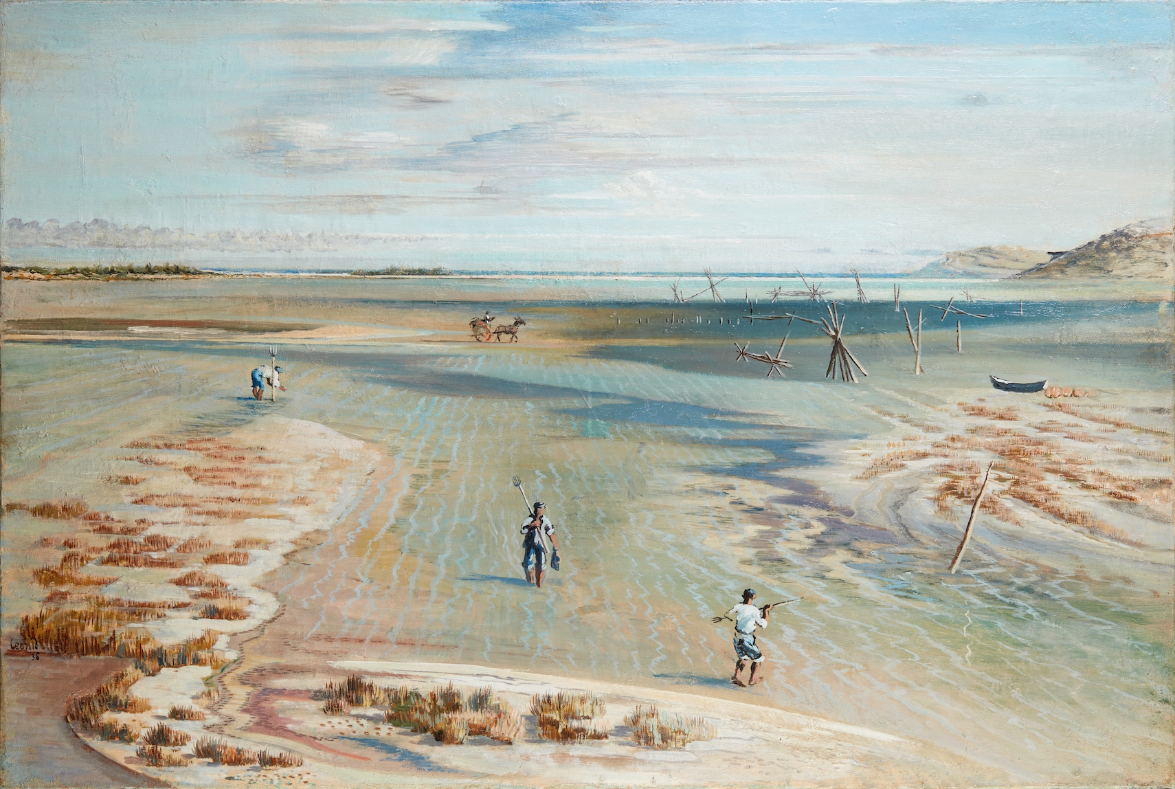 Leonid Berman | L'étang de Leucate (1936) | MutualArt