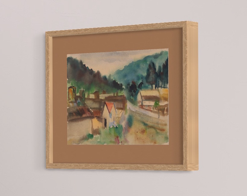 Istvan Farkas | Residential houses in the valley | MutualArt