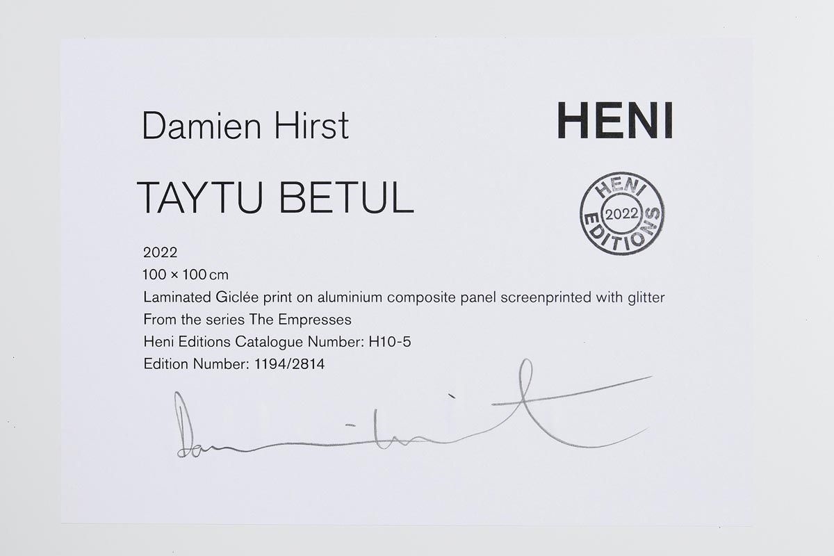 Damien Hirst | Taytu Betul (From the Empresses Series) (2022 (2022 ...