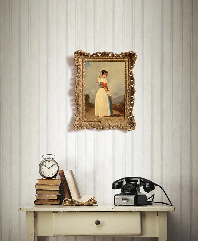 Adam Buck | Portrait of a Lady in a White Dress | MutualArt