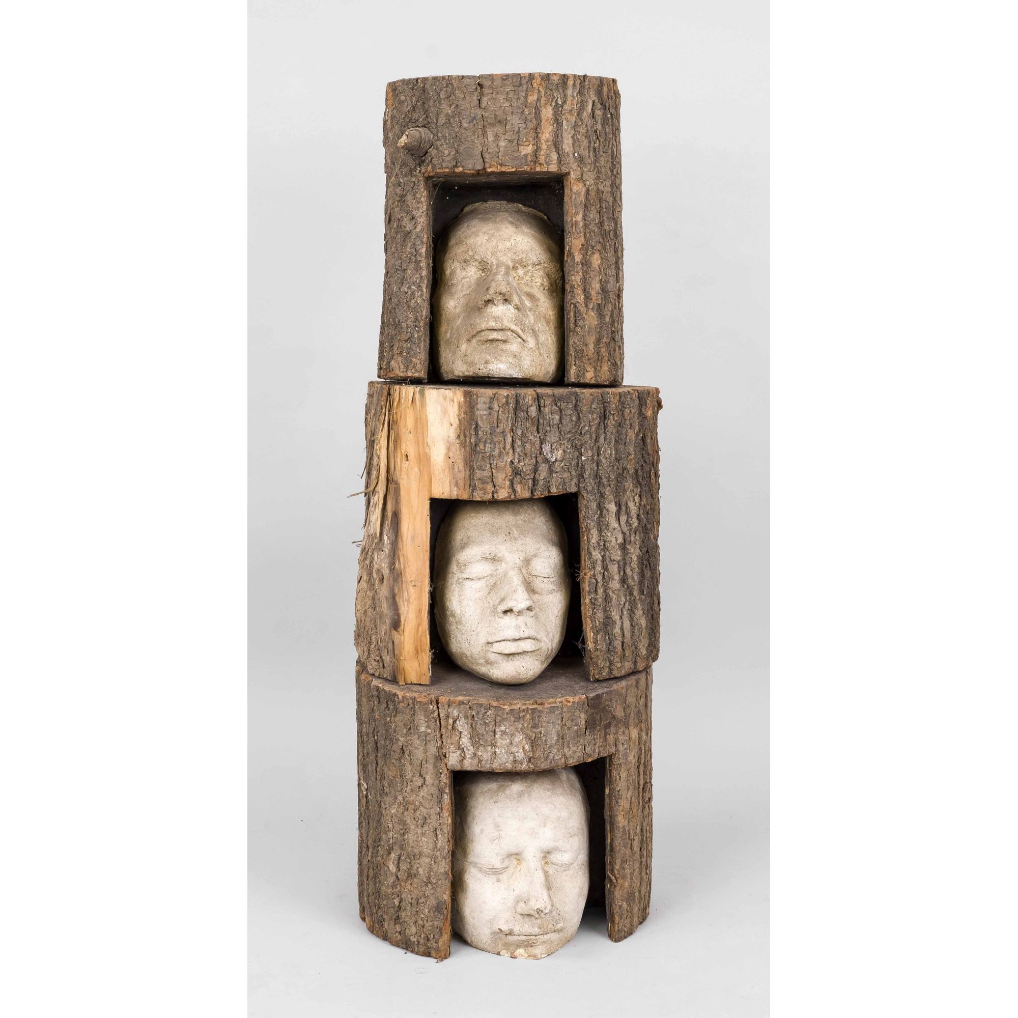 Herbert König | 3 tree heads | MutualArt
