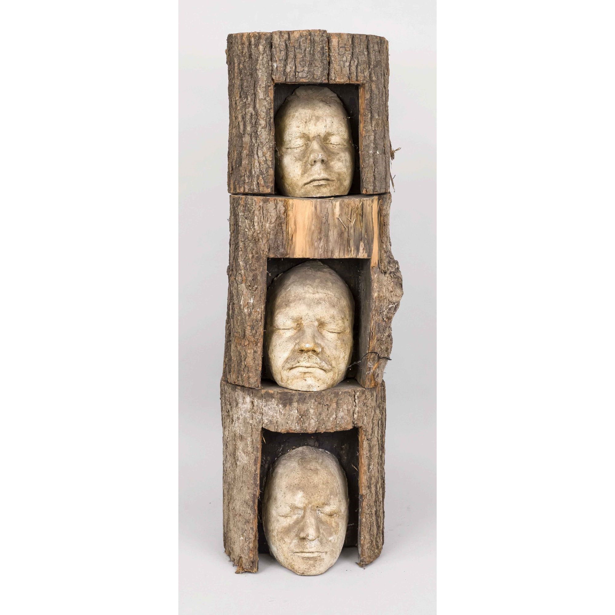 Herbert König | 3 tree heads | MutualArt