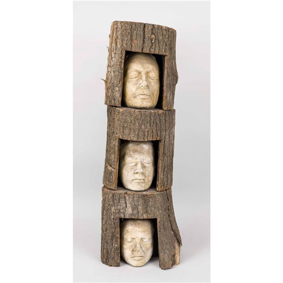 Herbert König | 3 tree heads | MutualArt