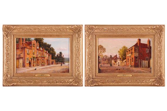 Frederick Walker | Two views of St Peters Street (1840) | MutualArt
