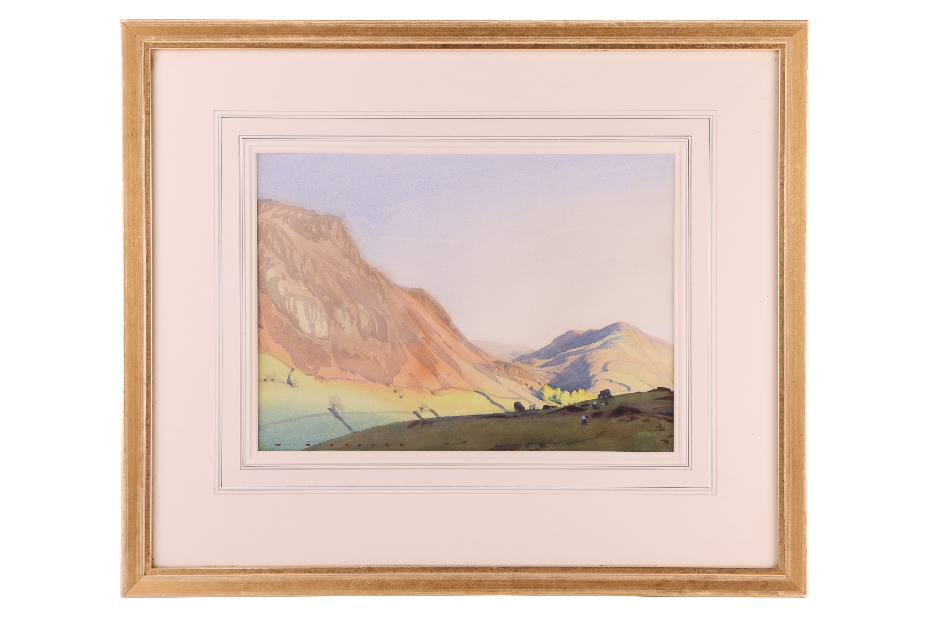 William Heaton Cooper | Sunrise above Grasmere (1903) | MutualArt