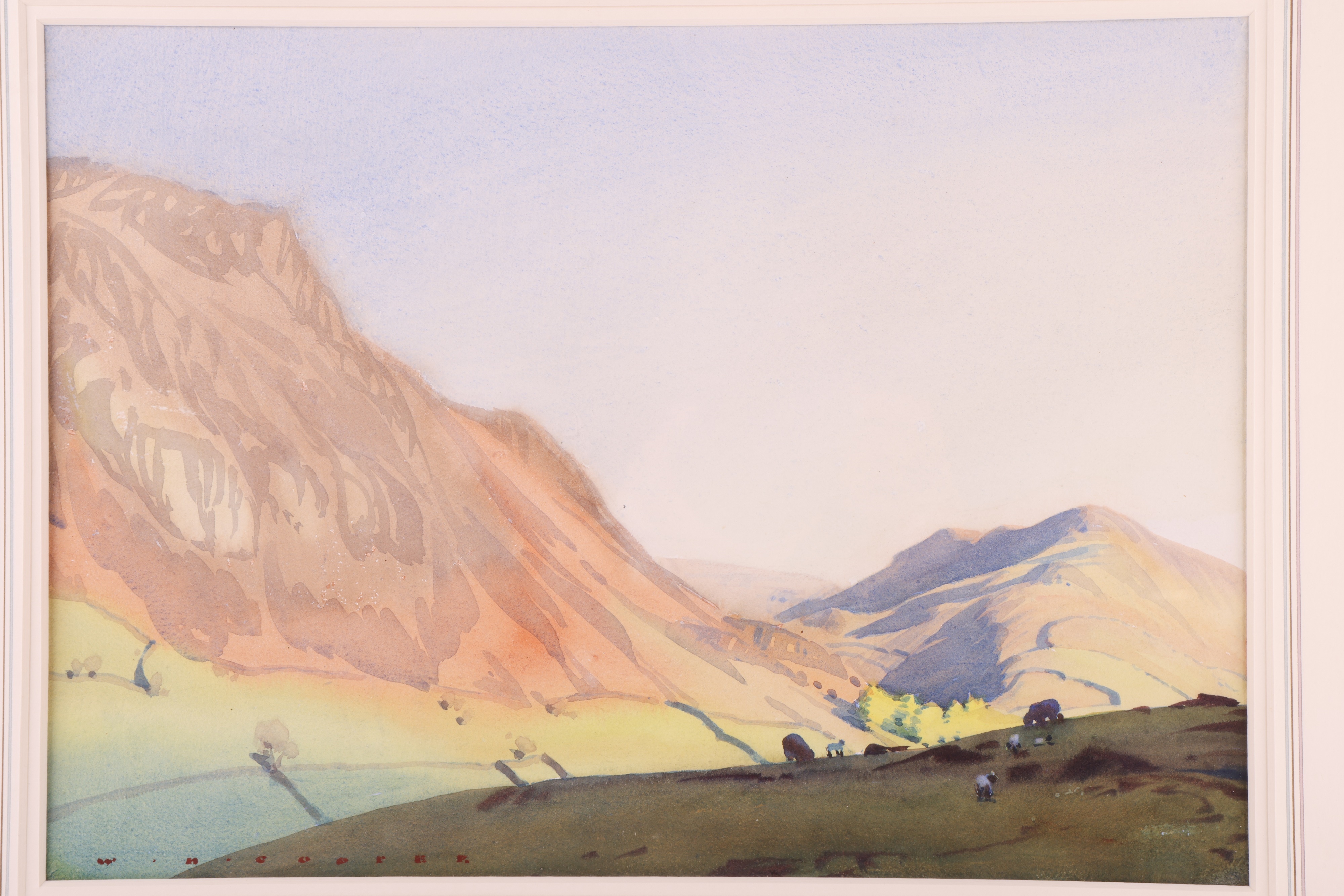 William Heaton Cooper | Sunrise above Grasmere (1903) | MutualArt