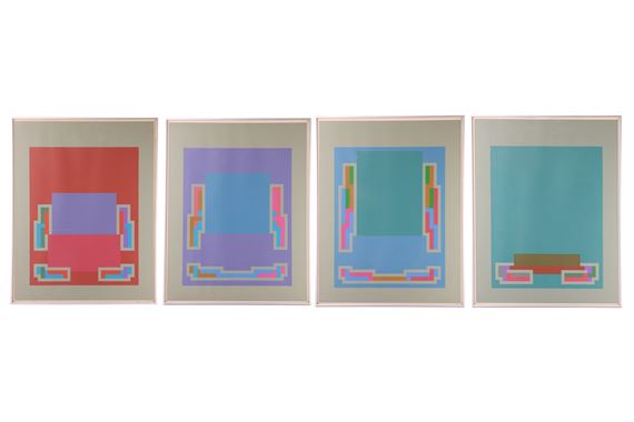 Robyn Denny | a set of four screenprints (1930) | MutualArt
