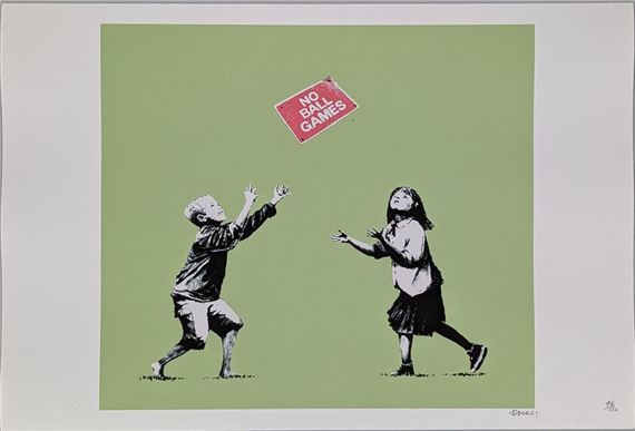 Banksy | No Ball Games | MutualArt