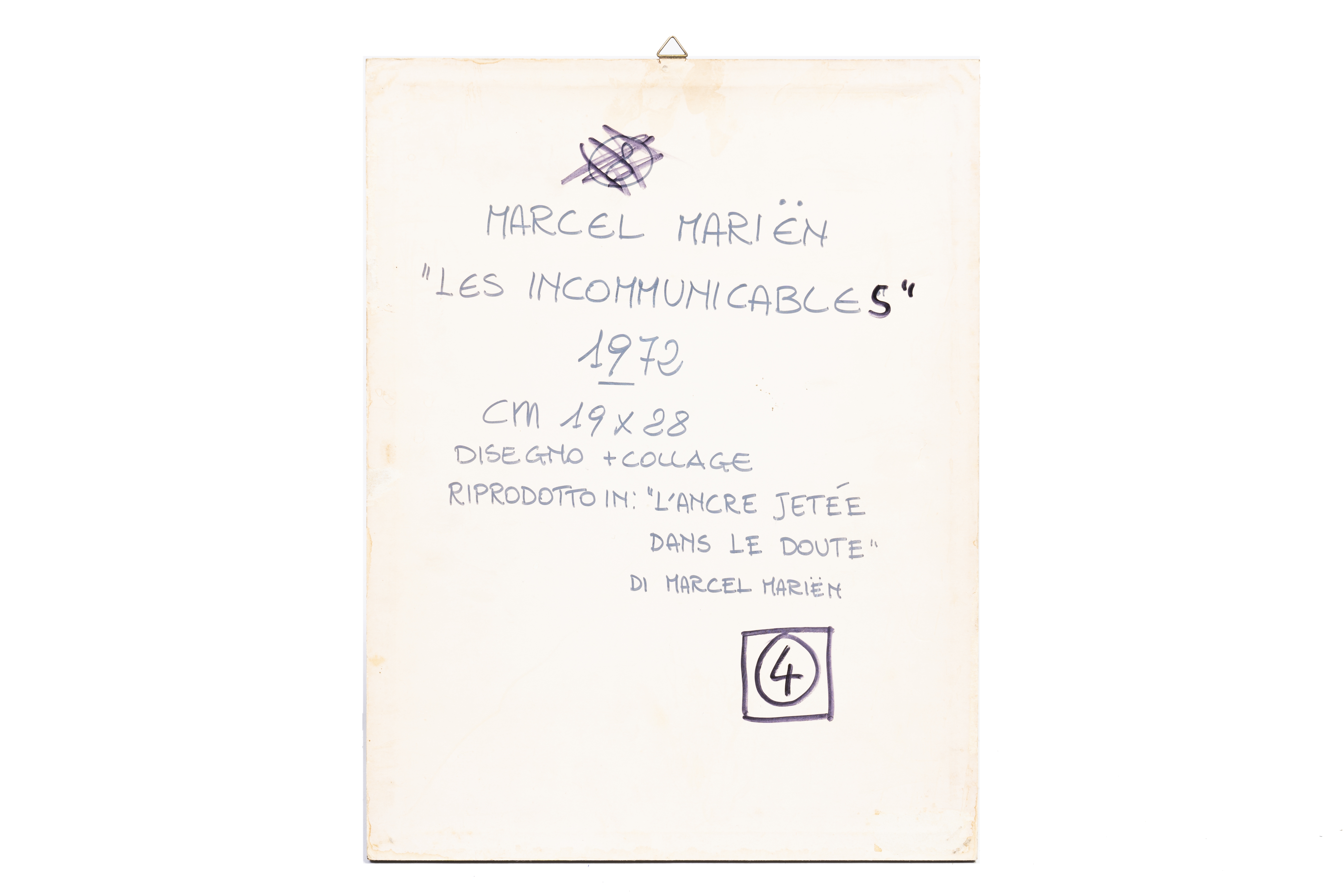Marcel Mariën | Les incommunicables (1972) | MutualArt