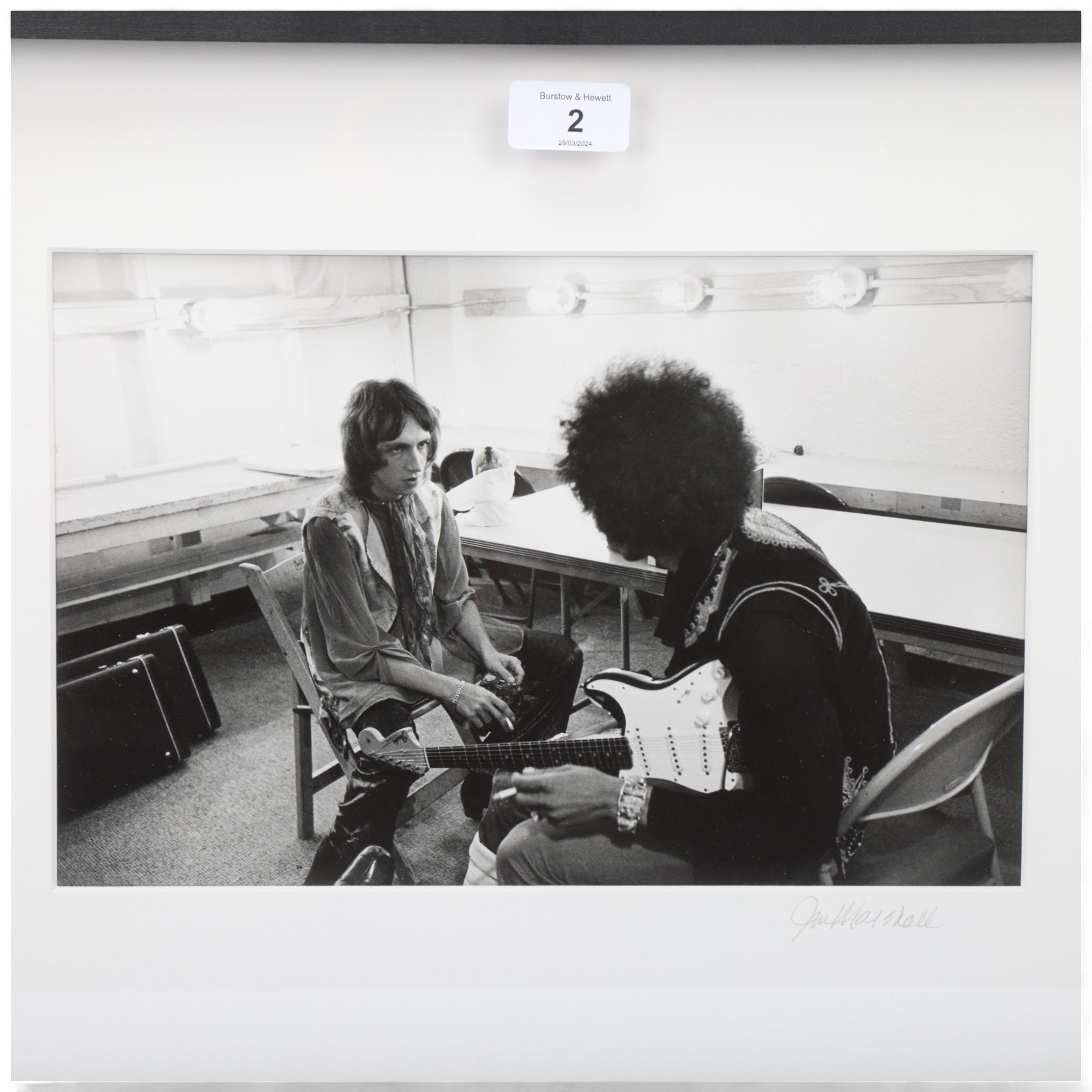 Jim Marshall | A signed JIM MARSHALL photographic print of JIMI HENDRIX ...