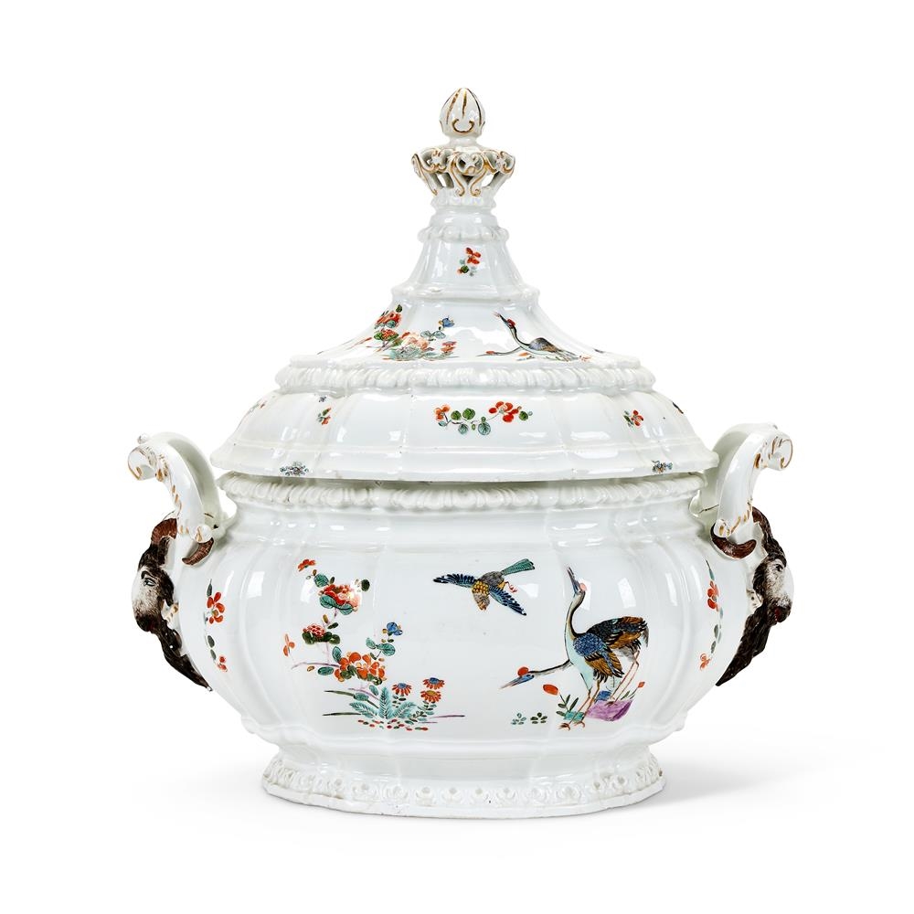 Johann Joachim Kändler | A MEISSEN SILVER-SHAPED TWO-HANDLED TUREEN AND ...