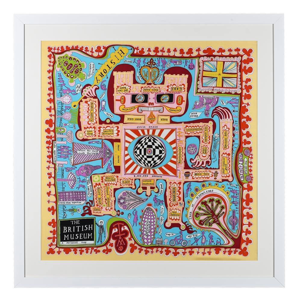 Grayson Perry | GRAYSON PERRY (BRITISH B.1960) SILK SCARF 'THE BRITISH ...