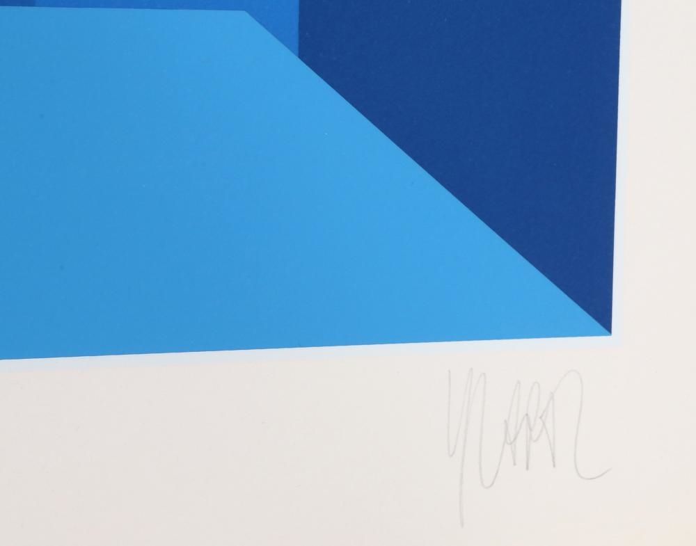 Yvaral | 50 SHADES OF BLUE (Circa 1970) | MutualArt