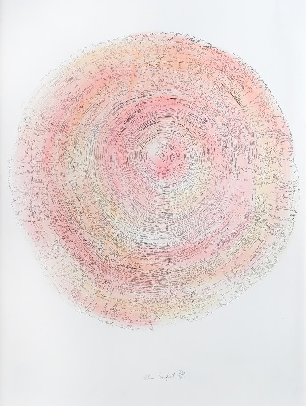 Alan Sonfist | TREE TRUNK SERIES - GREEN II (1980) | MutualArt