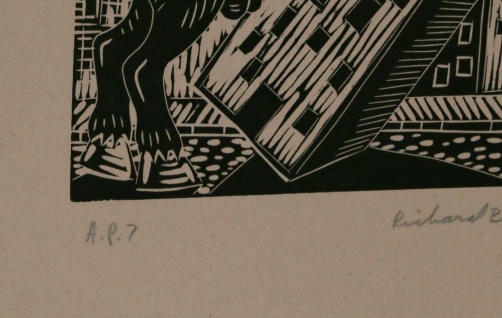 Richard Mock | DONKEY ON EMPIRE STATE BUILDING (1983) | MutualArt