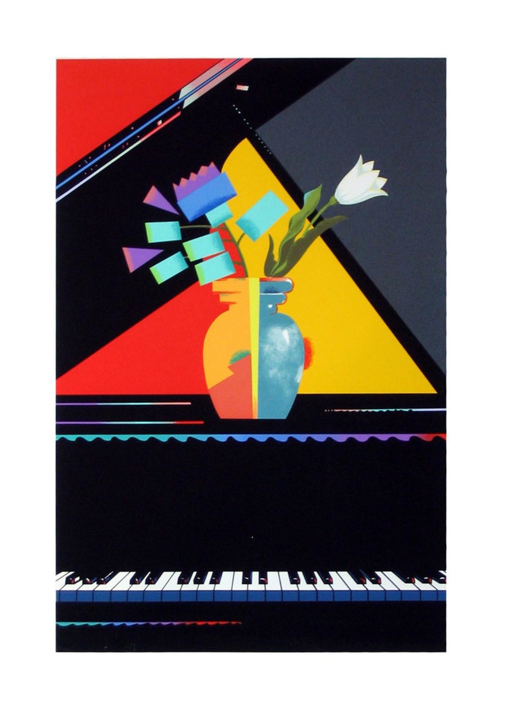 Milton Glaser | METAMORPHIC FLOWERS (1990) | MutualArt