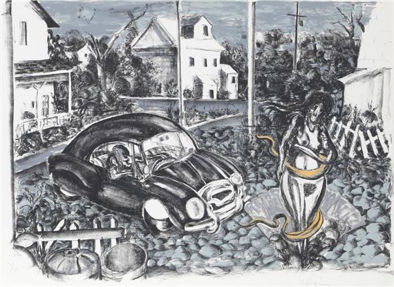 Arnie Levin | DRIVEWAY BIRTH OF VENUS (1980) | MutualArt